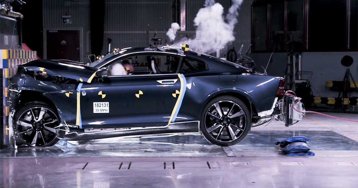 Πως τα πήγε το Polestar 1 στο πρώτο του crash-test; (video)