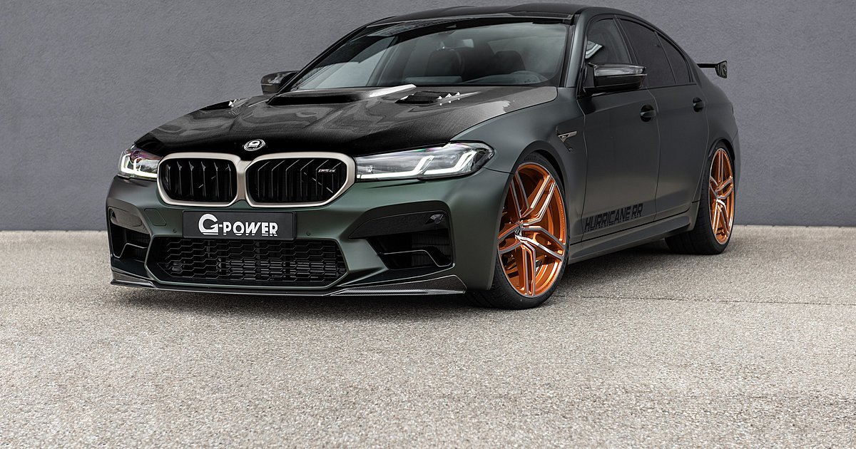 Η G-Power κάνει την BMW M5 CS να αποδίδει 900 PS