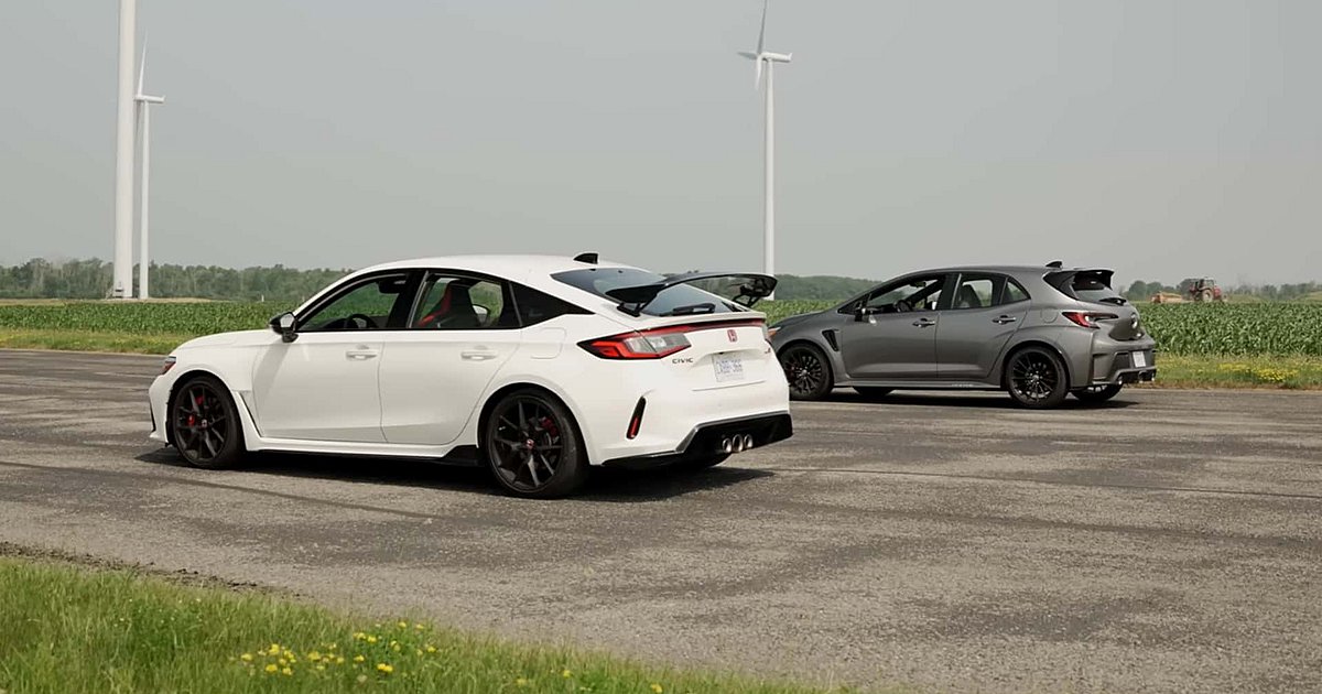 Toyota GR Corolla vs Subaru WRX vs Honda Civic Type R στο 400άρι των ...