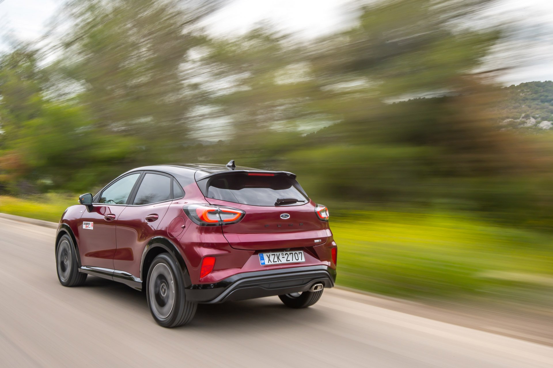 2023 FORD PUMA Vivid Ruby 1.0 L EcoBoost mHEV 155 PS - Δοκιμή, Τιμές ...