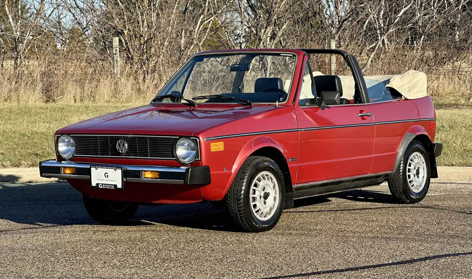 Πανέμορφο Volkswagen Golf cabrio του 1982 πωλείται... σε όποιον το ...
