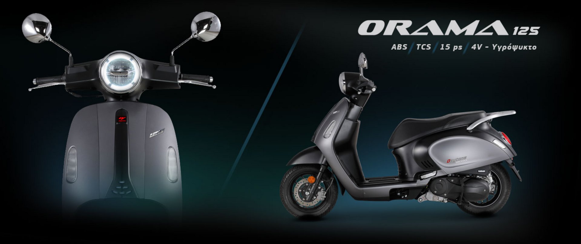 Daytona Orama 125 ABS/TCS: Παρουσίαση και τιμή